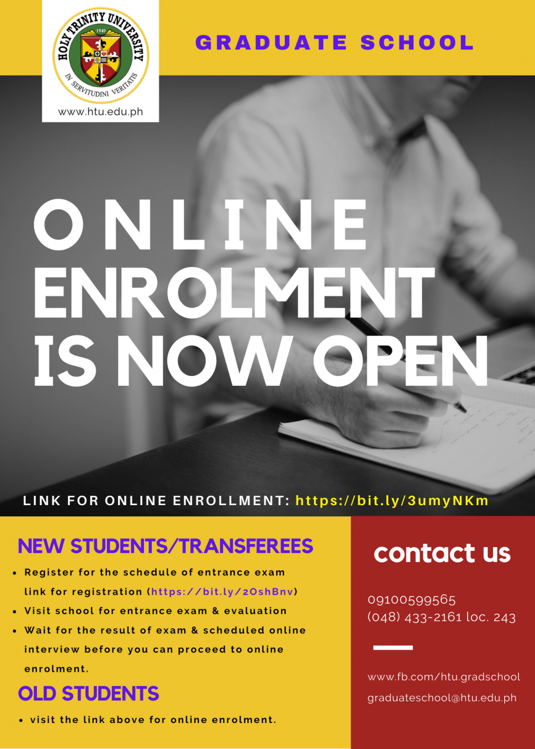 Graduate School – Summer 2021