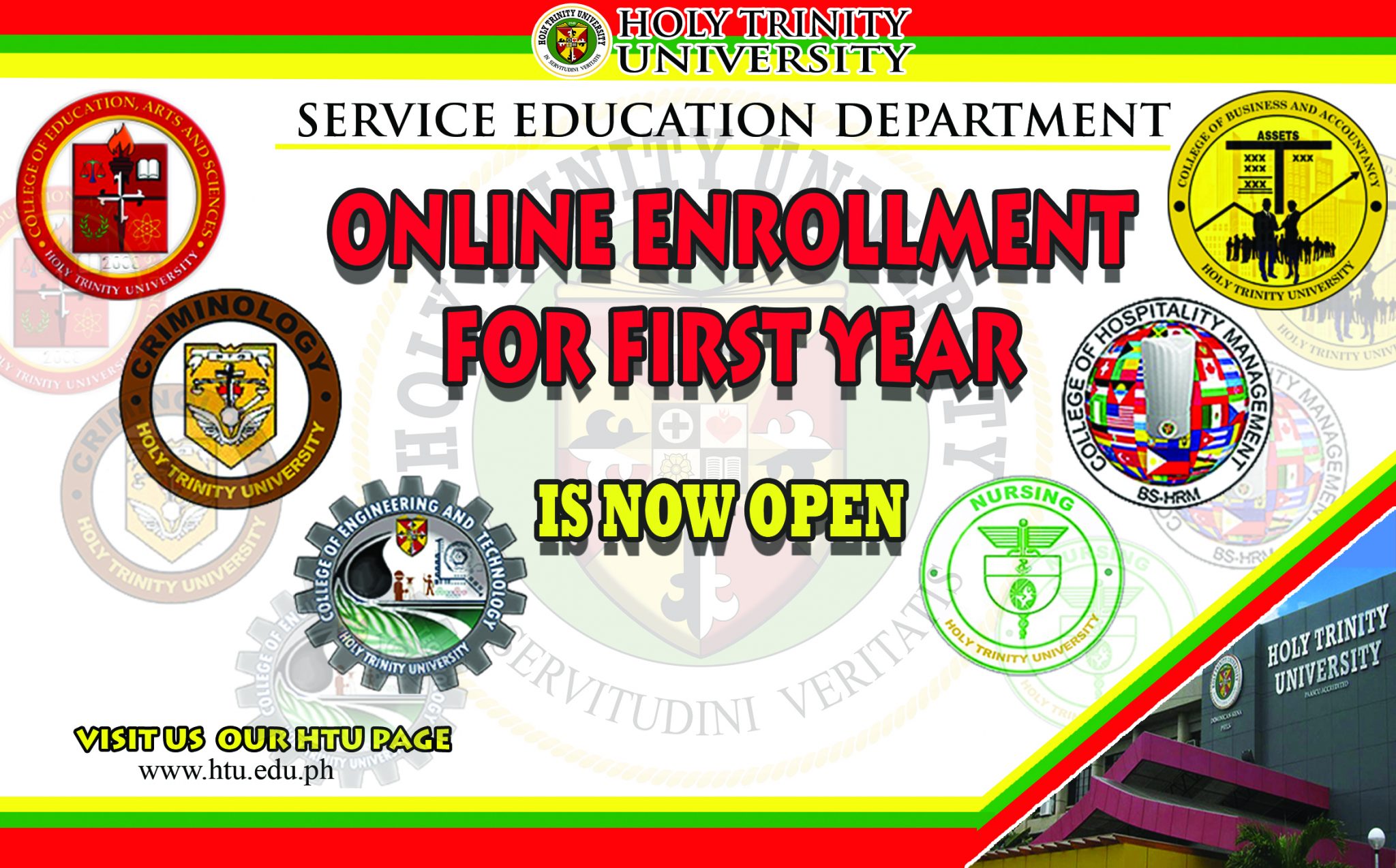 College Department First Trimester Enrollment for S.Y. 2021-2022